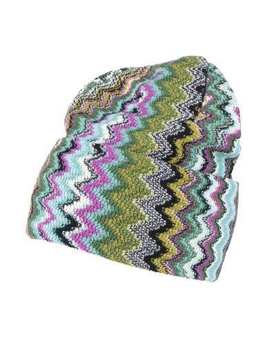 Missoni Hat Rust Size Wool - Green