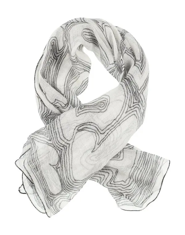 Faliero Sarti Scarf Cotton, Modal, Cashmere - White