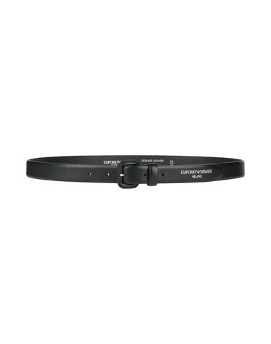 Emporio Armani Belt Size Cow Leather - Black
