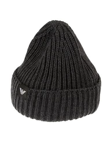 Emporio Armani Virgin Wool Beanie - Grey