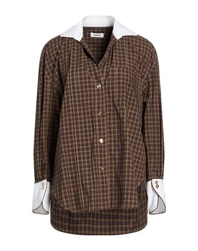 Sandro Shirt Khaki Size Cotton