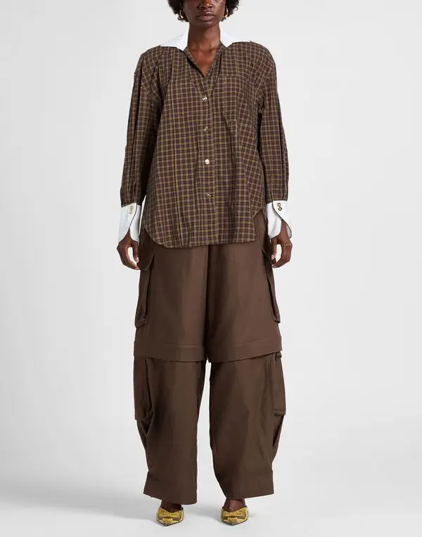 Sandro Shirt Khaki Size Cotton