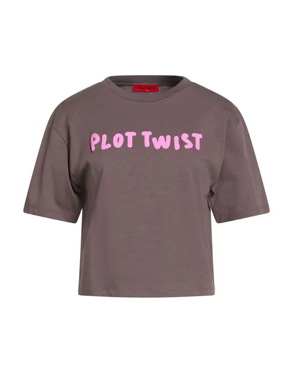 Max & Co. Chocolate Cotton T-shirt