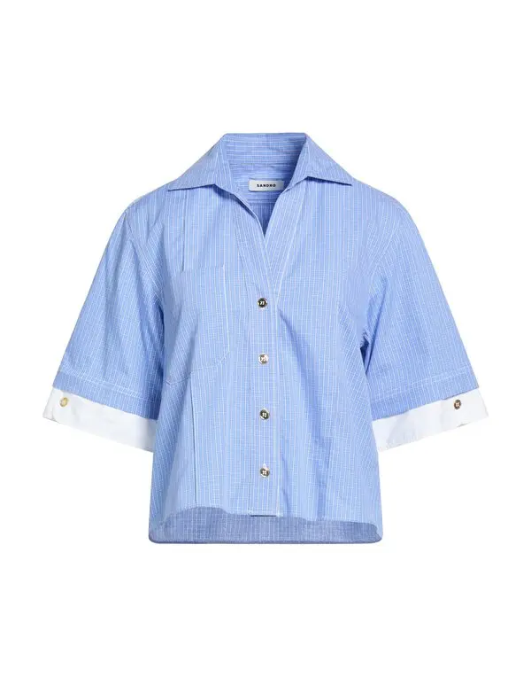 Sandro Shirt Light Size Cotton