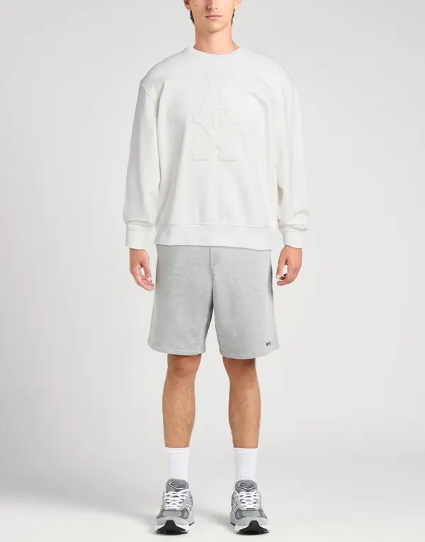 Armani Exchange Sweatshirt Size Cotton, Elastane - White