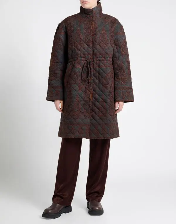 Antik Batik Antiques Batik Quilted Jacquard Overcoat