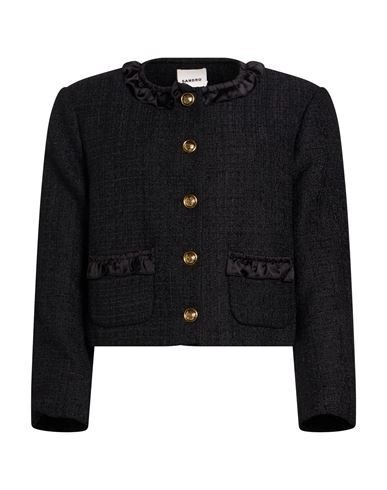 Sandro Tweed Ruffle Jacket