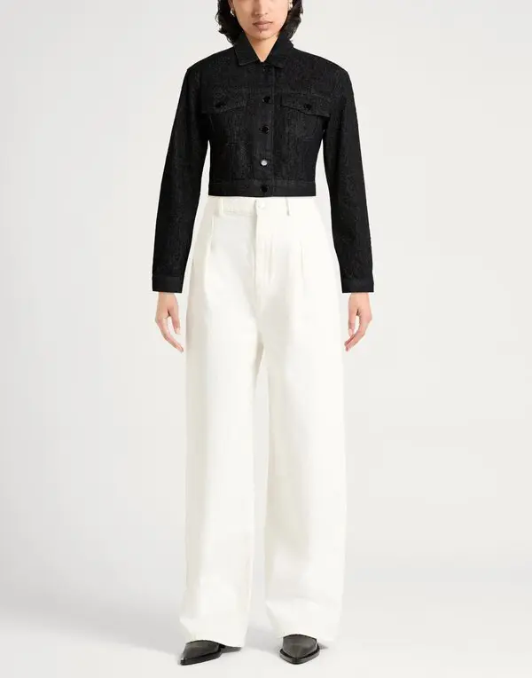 Emporio Armani Cotton Denim Outerwear - Black