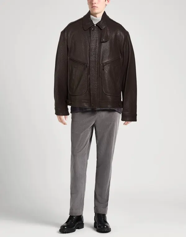 Emporio Armani Jacket Chocolate Size Lambskin
