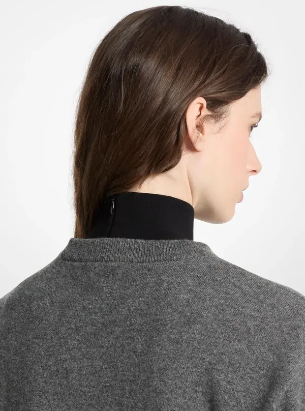 Michael Kors Stretch Viscose Knit Dickey