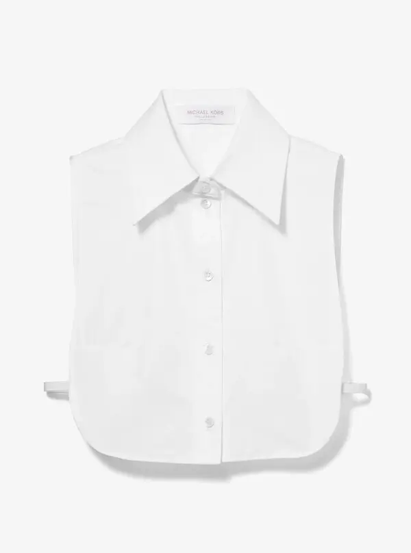 Michael Kors Cotton Poplin Dickey - White