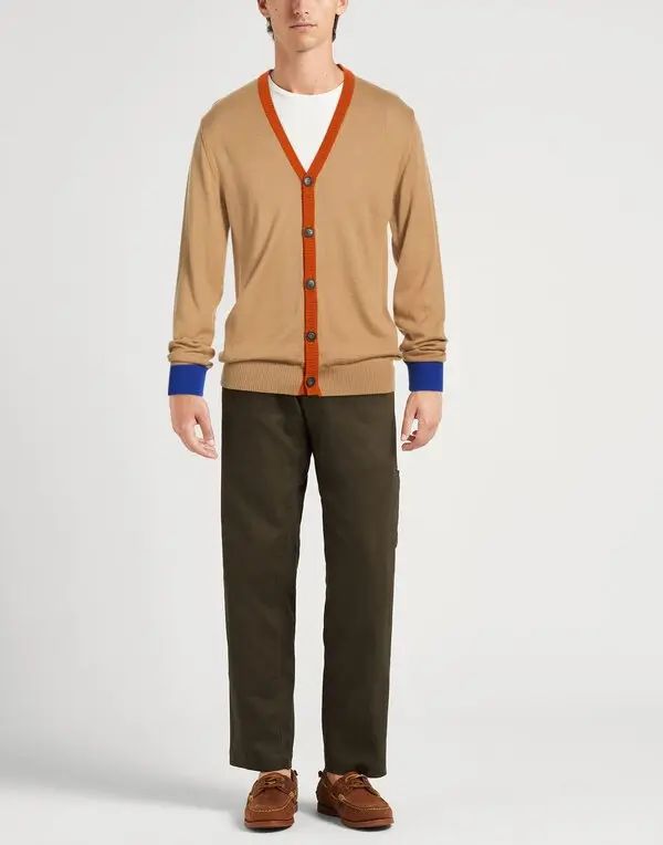 MANUEL RITZ Virgin Wool & Acrylic Blend Cardigan