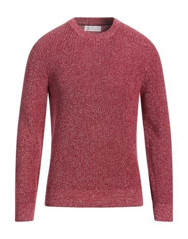 Brunello Cucinelli Ribbed Mélange Cotton And Linen Crewneck Sweater