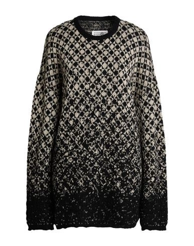 MAISON MARGIELA Wool, Polyamide, And Mohair Wool Sweater - Black