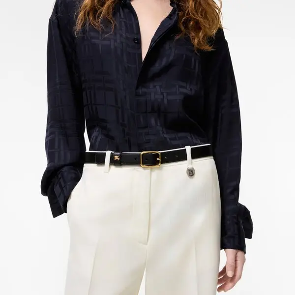 Burberry Leather Knight Belt
