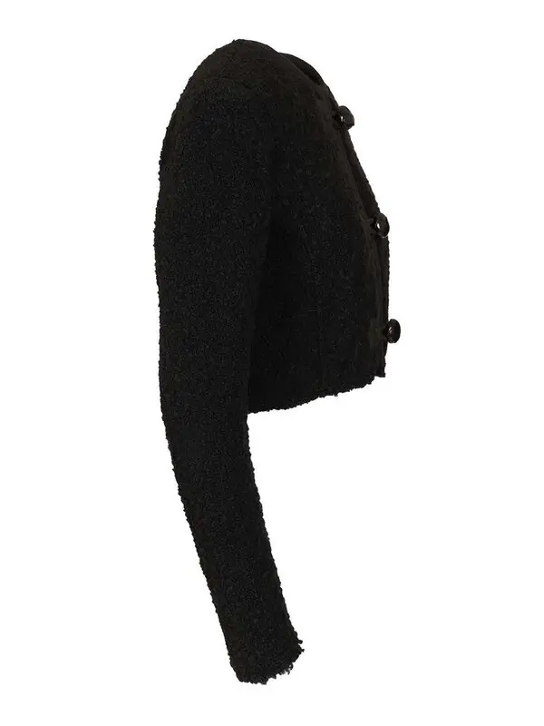 Isabel Marant Étoile Gradilia Cropped Bouclé Jacket - Black