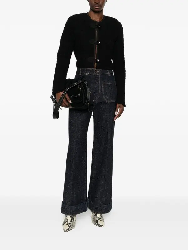 Isabel Marant Étoile Gradilia Cropped Bouclé Jacket - Black
