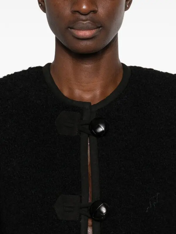 Isabel Marant Étoile Gradilia Cropped Bouclé Jacket - Black