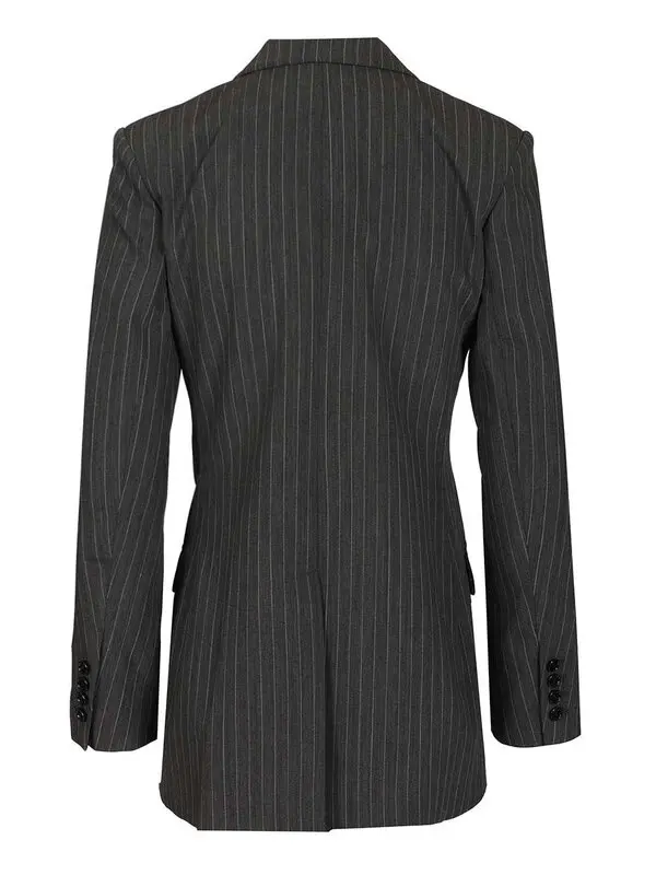 Isabel Marant Étoile Double-breasted Pinstriped Blazer