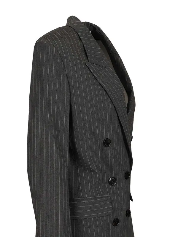Isabel Marant Étoile Double-breasted Pinstriped Blazer