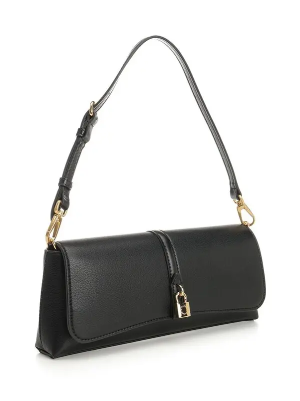 Stella McCartney Ryder Clutch Bag With Logo-engraved Brass Lock