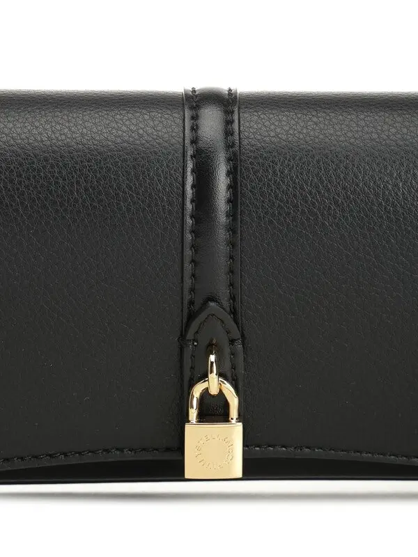 Stella McCartney Ryder Clutch Bag With Logo-engraved Brass Lock