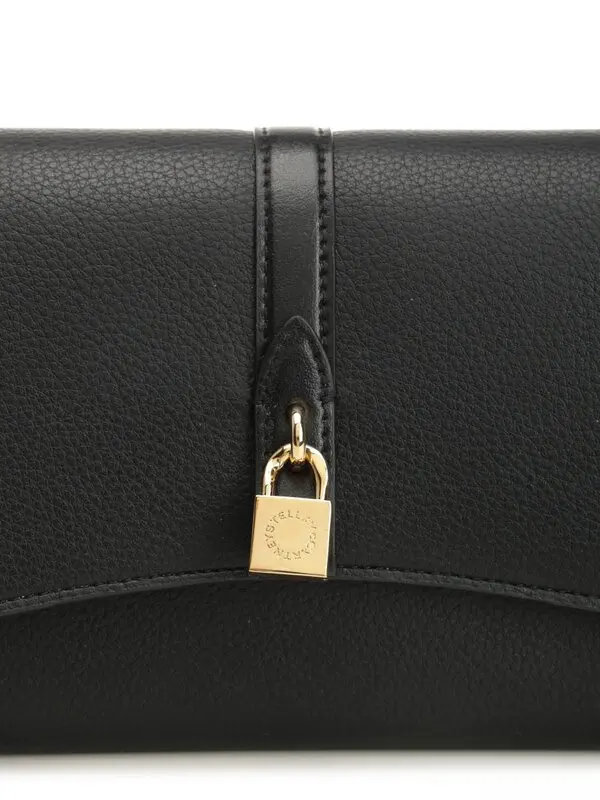 Stella McCartney Ryder Flap-over Crossbody Bag - Black