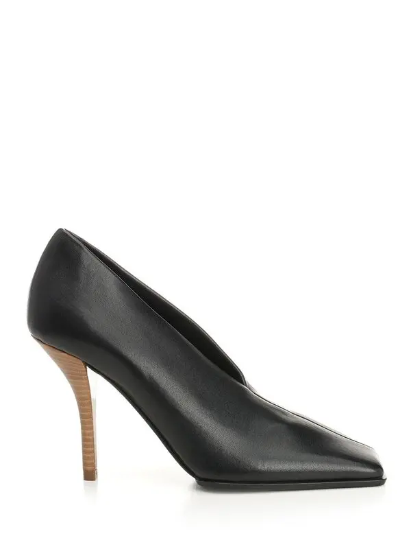 Alaïa Square Toe High Heel Pumps - Black