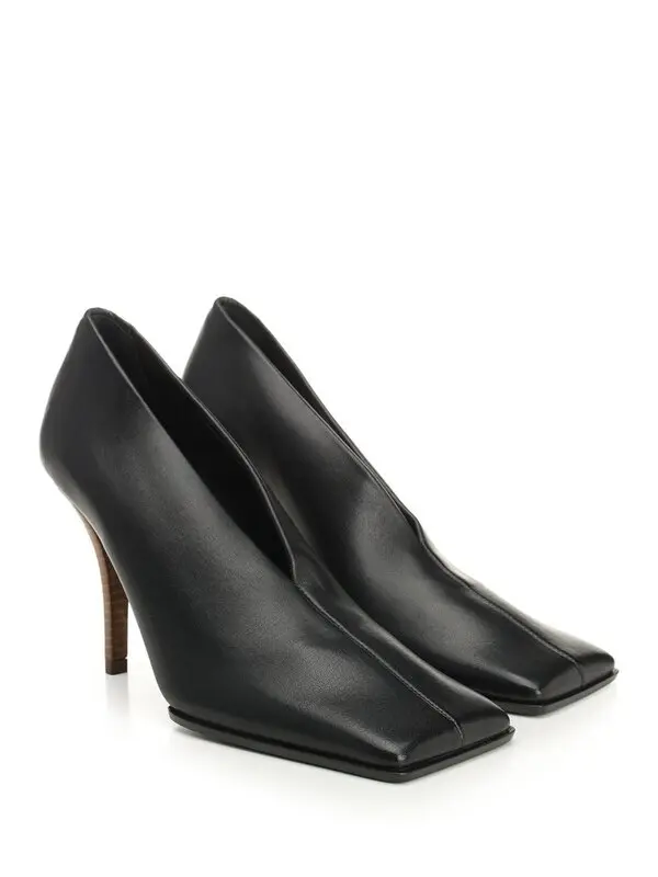 Alaïa Square Toe High Heel Pumps - Black