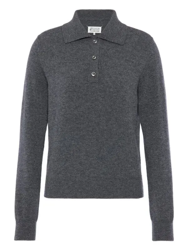 MAISON MARGIELA Wool Polo Shirt