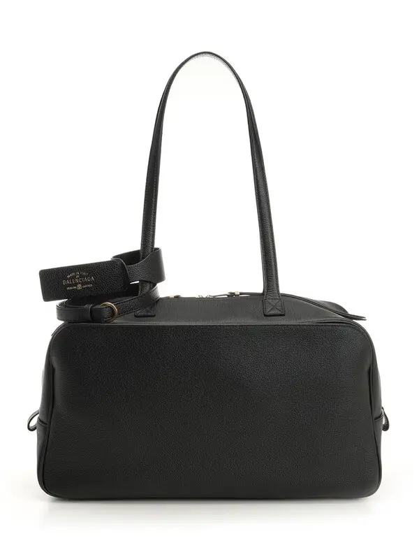 Balenciaga Carrie Medium Leather Tote Bag