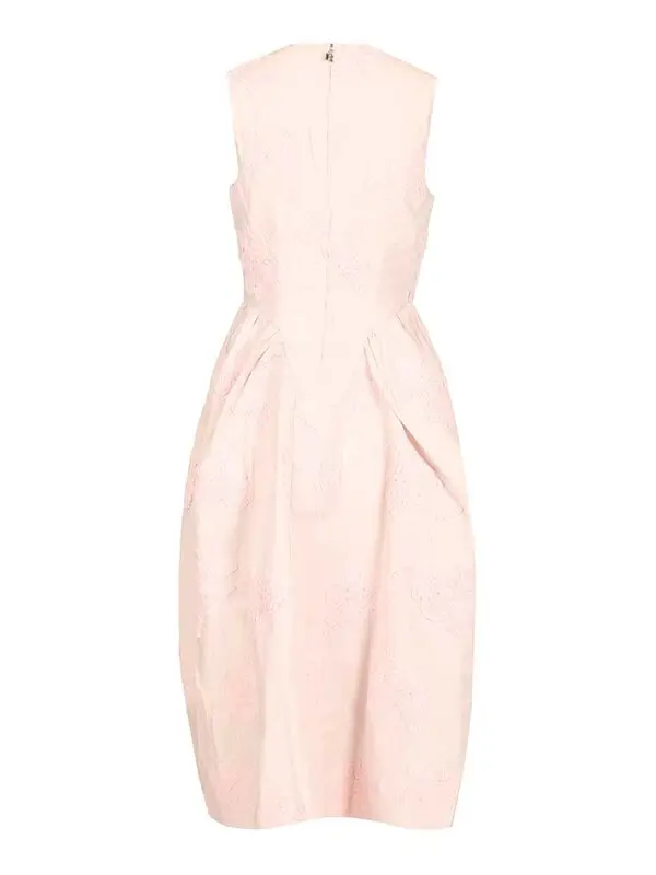 ROTATE BY BIRGER CHRISTENSEN Flower Midi Dress