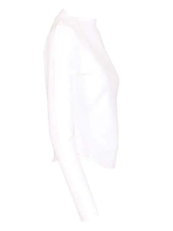 Alaïa Long-sleeved Cotton Jersey T-shirt