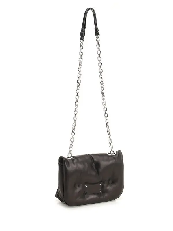 MAISON MARGIELA Glam Slam Flap Small Bag - Black