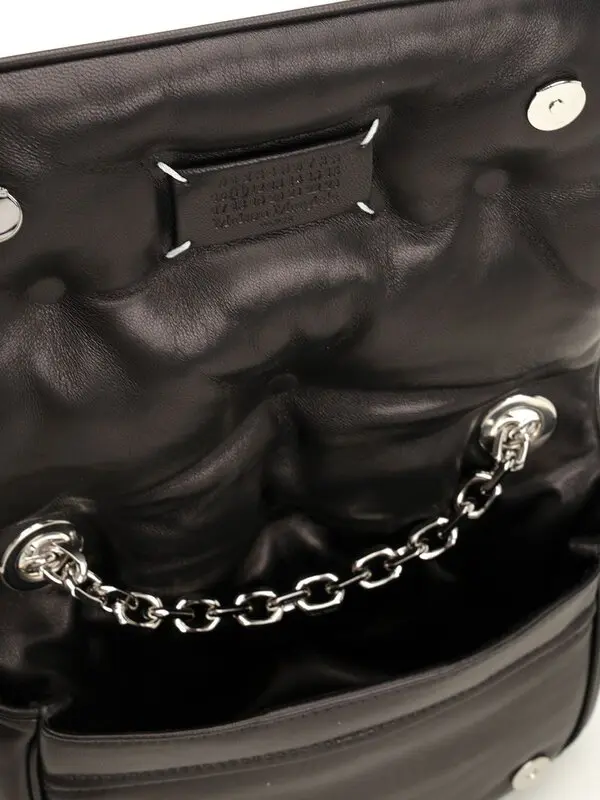 MAISON MARGIELA Glam Slam Flap Small Bag - Black