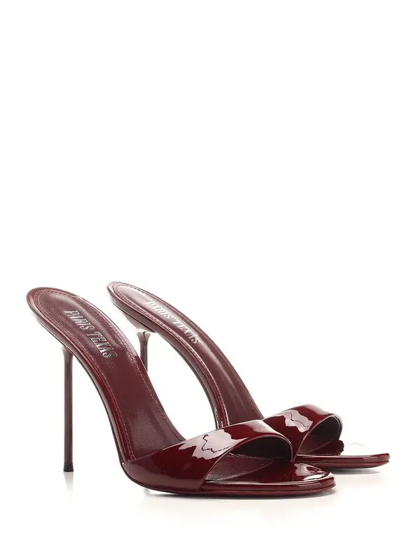 Paris Texas Lidia" Patent Leather Mules - Multicolor