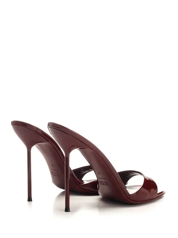 Paris Texas Lidia" Patent Leather Mules - Multicolor