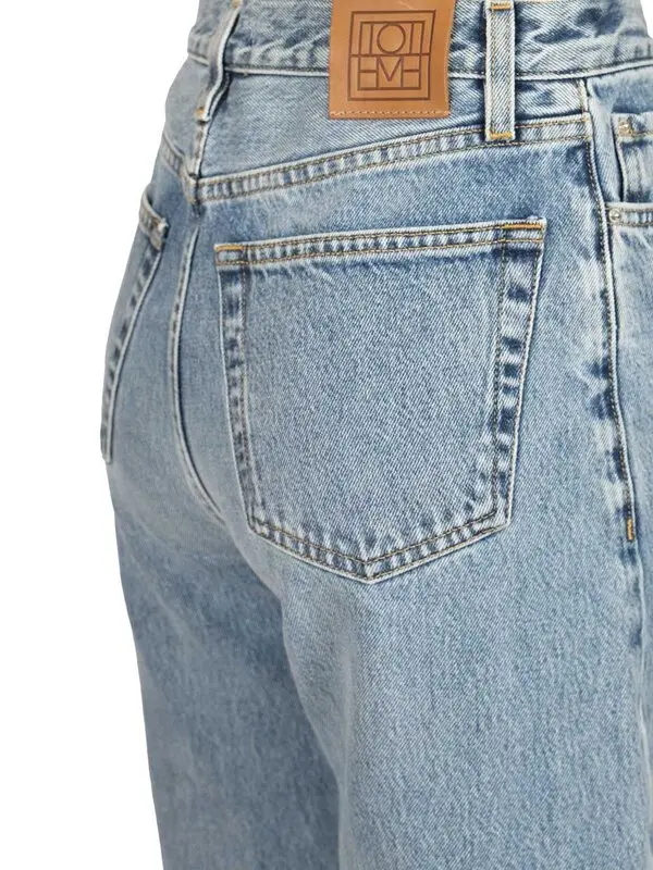 TOTEME Twist Seam Straight Leg Jeans
