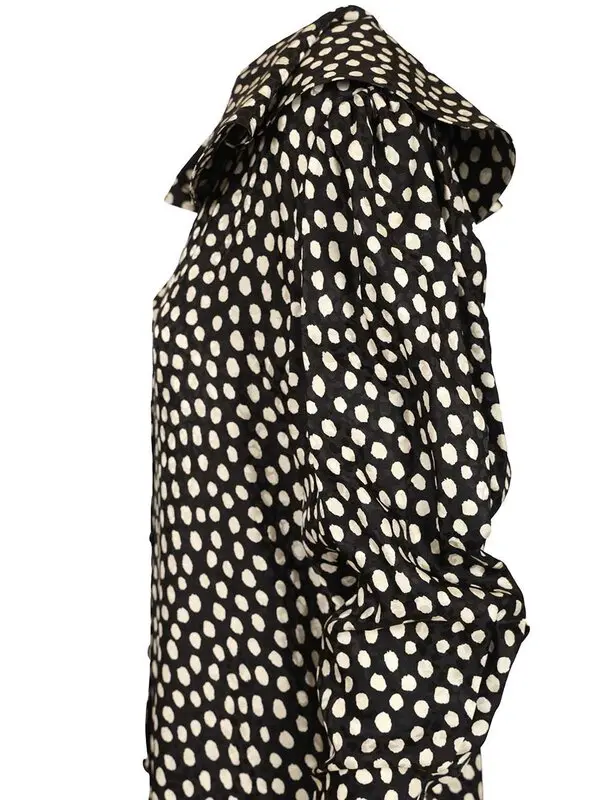 Chloé Long Sleeve Polka Dot Mini Dress