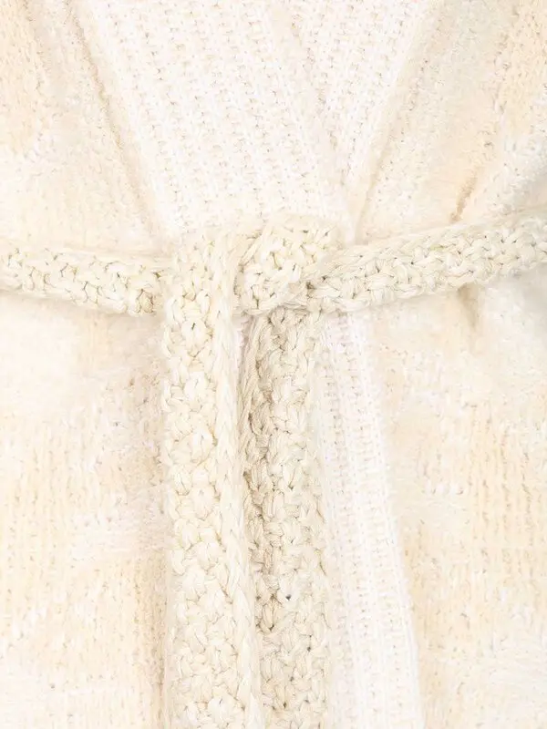 FORTE_FORTE Iris Velvet" Sleeveless Vest - White