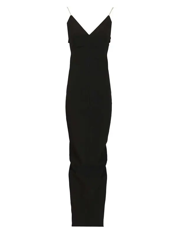 Rick Owens Long Dress Maillot Gown - Black
