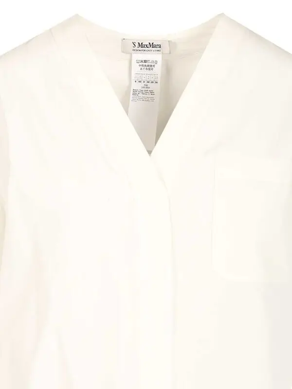 Max Mara Cotton Poplin Chicca Shirt