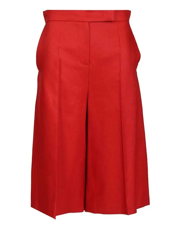 Max Mara Linen Twill Bermuda Shorts