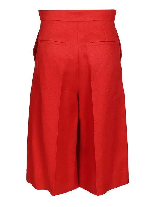 Max Mara Linen Twill Bermuda Shorts
