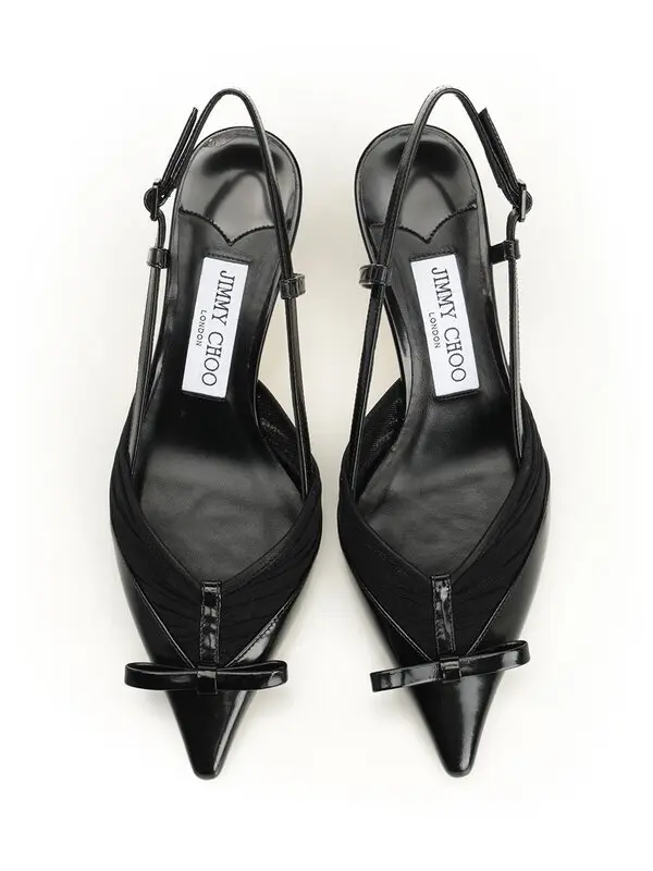 JIMMY CHOO Afia Mesh Décolleté 65