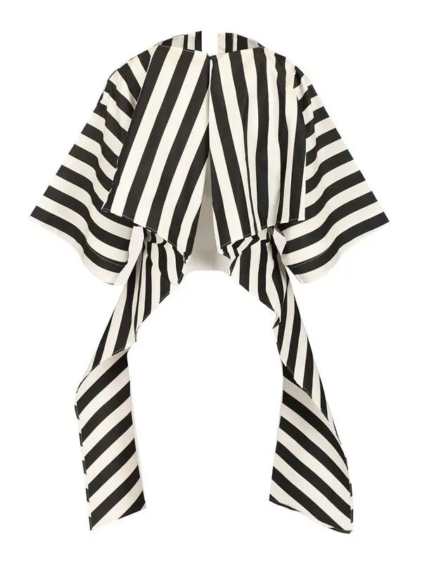 Jacquemus Striped Cotton-silk Tunic