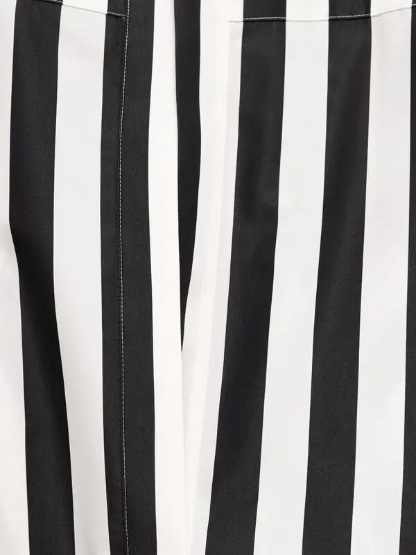 Jacquemus Striped Cotton-silk Tunic