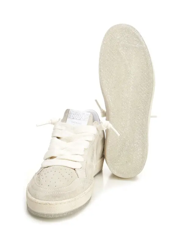 GOLDEN GOOSE Ball Star Suede Sneakers With Star Detail