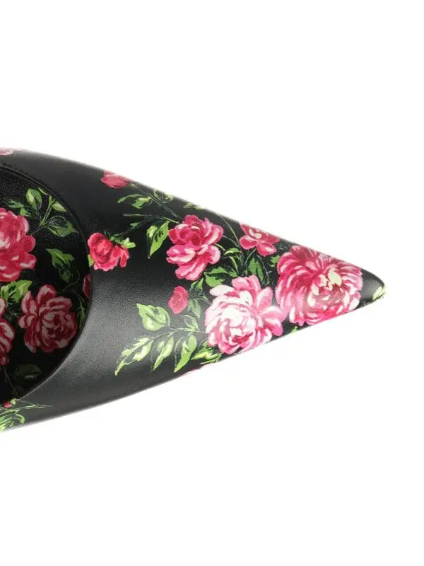 Dolce & Gabbana Lollo Slingback In Printed Leather
