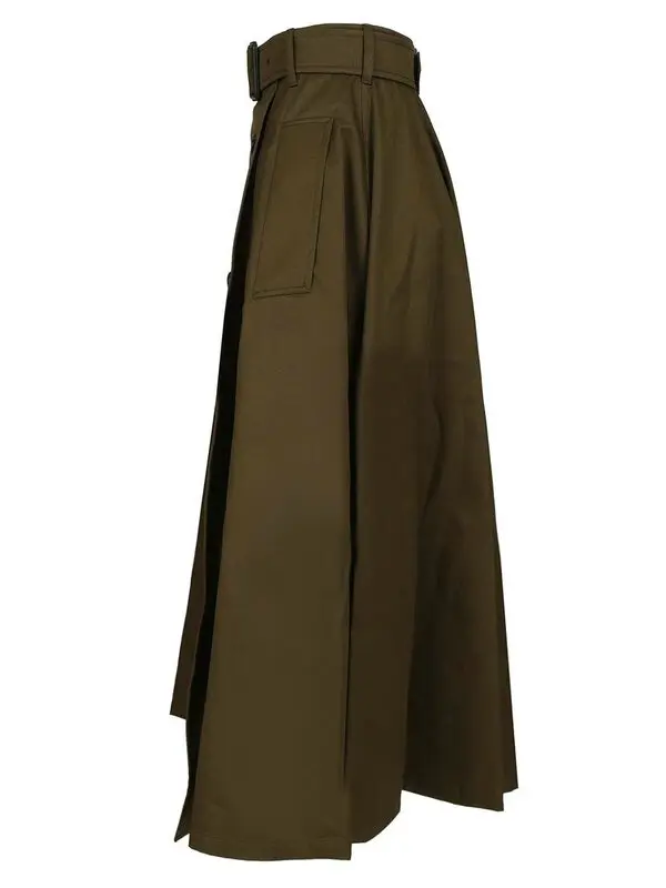 Burberry Midi Trench Skirt